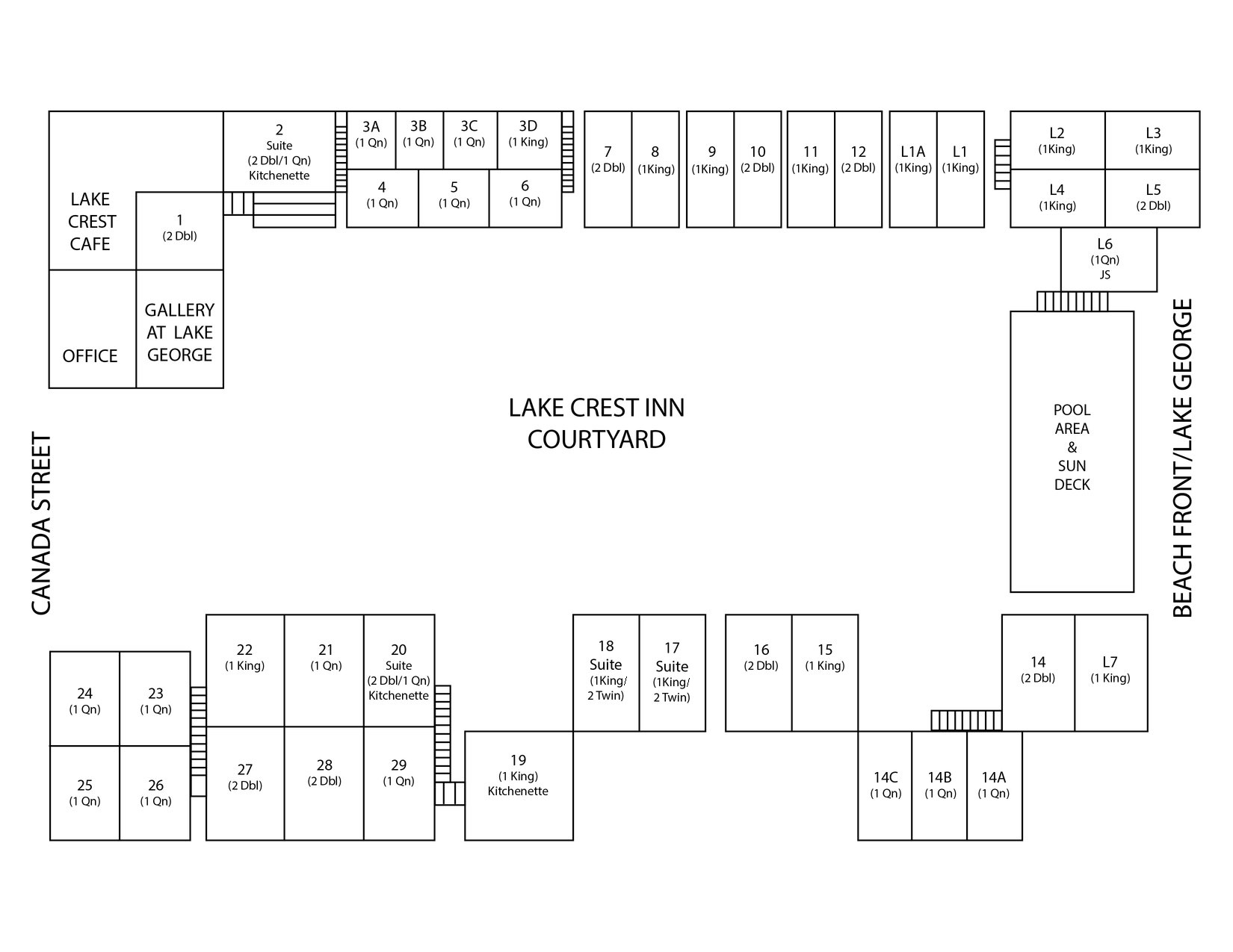Lake George Accommodations at The Lake Crest Inn | Room Types - Lake ...